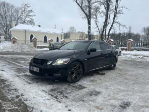 Melns Lexus GS 450h 2007 Viļņa, ar dzinēja tilpumu 3.50 L un nobraukumu 360 tūkst. km par 5000 €, foto  vietnē AUTOMOTO.COM.LV