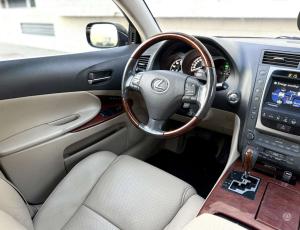 Melns Lexus GS 450h 2007 Kauņa, ar dzinēja tilpumu 3.46 L un nobraukumu 248 tūkst. km par 6500 €, foto 9 vietnē AUTOMOTO.COM.LV