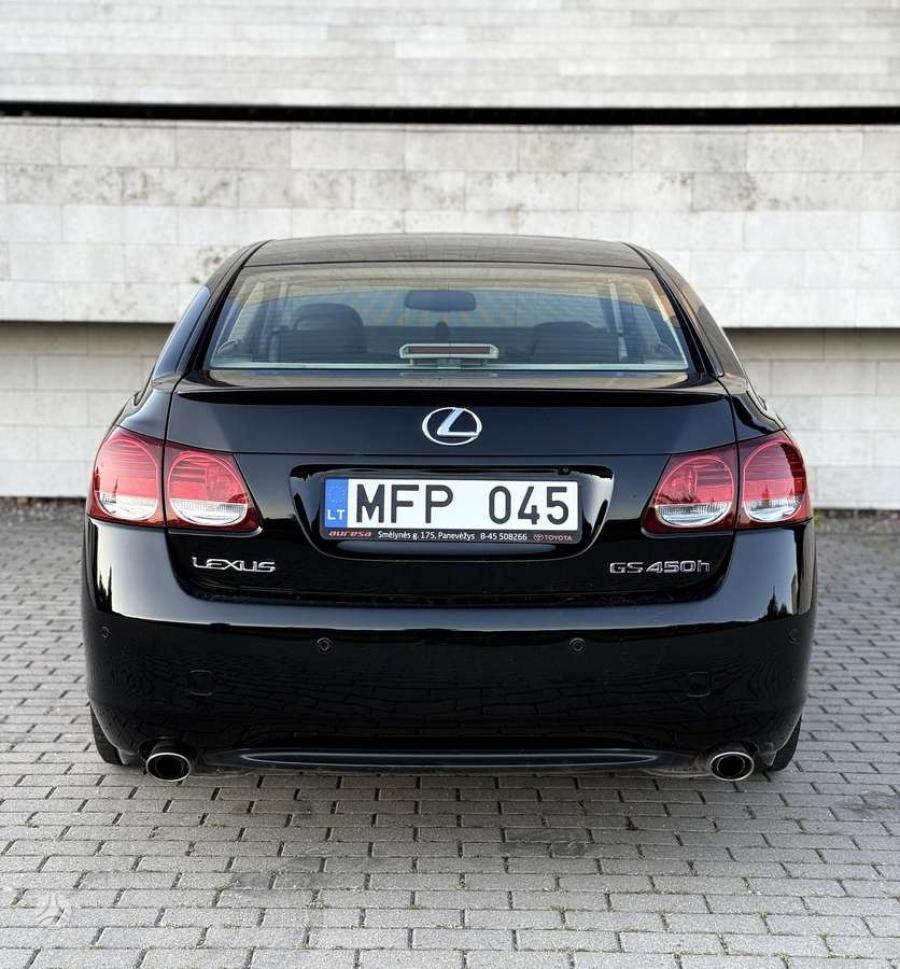 Melns Lexus GS 450h 2007 Kauņa, ar dzinēja tilpumu 3.46 L un nobraukumu 248 tūkst. km par 6500 €, foto 12 vietnē AUTOMOTO.COM.LV