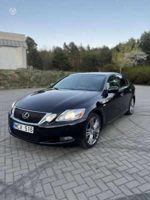 Melns Lexus GS 450h 2007 Viļņa, ar dzinēja tilpumu 3.46 L un nobraukumu 290 tūkst. km par 1999 €, foto  vietnē AUTOMOTO.COM.LV