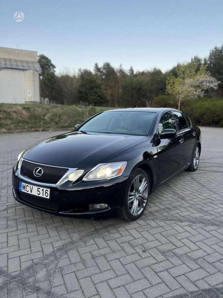 Black Lexus GS 450h 2007 in Vilnius, with an engine capacity of 3.46 L and mileage of 290 thousand km for 1999 €, photo 1 on AUTOMOTO.COM.LV