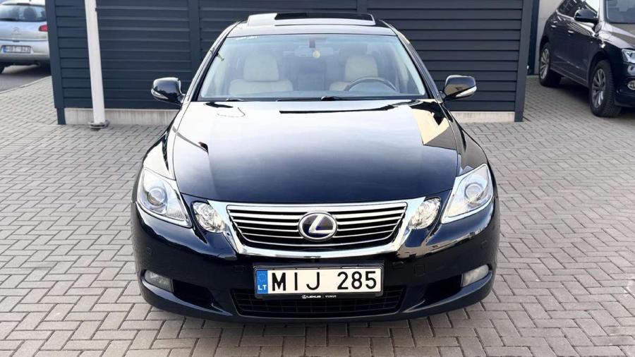Black Lexus GS 450h 2008 in Vilnius, with an engine capacity of 3.50 L and mileage of 252 thousand km for 6800 €, photo 1 on AUTOMOTO.COM.LV