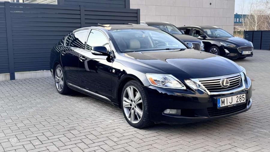 Black Lexus GS 450h 2008 in Vilnius, with an engine capacity of 3.50 L and mileage of 252 thousand km for 6800 €, photo 2 on AUTOMOTO.COM.LV
