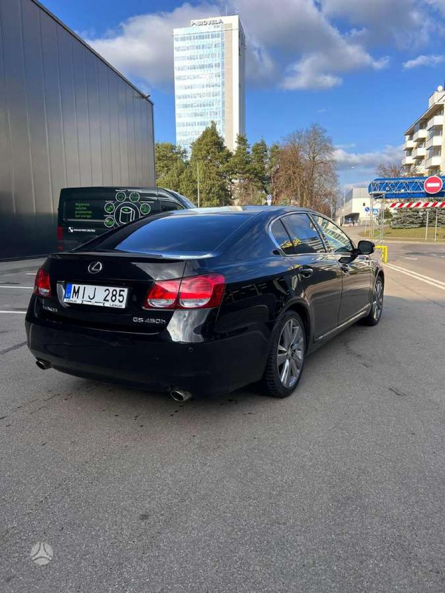 Black Lexus GS 450h 2008 in Vilnius, with an engine capacity of 3.50 L and mileage of 252 thousand km for 6800 €, photo 17 on AUTOMOTO.COM.LV