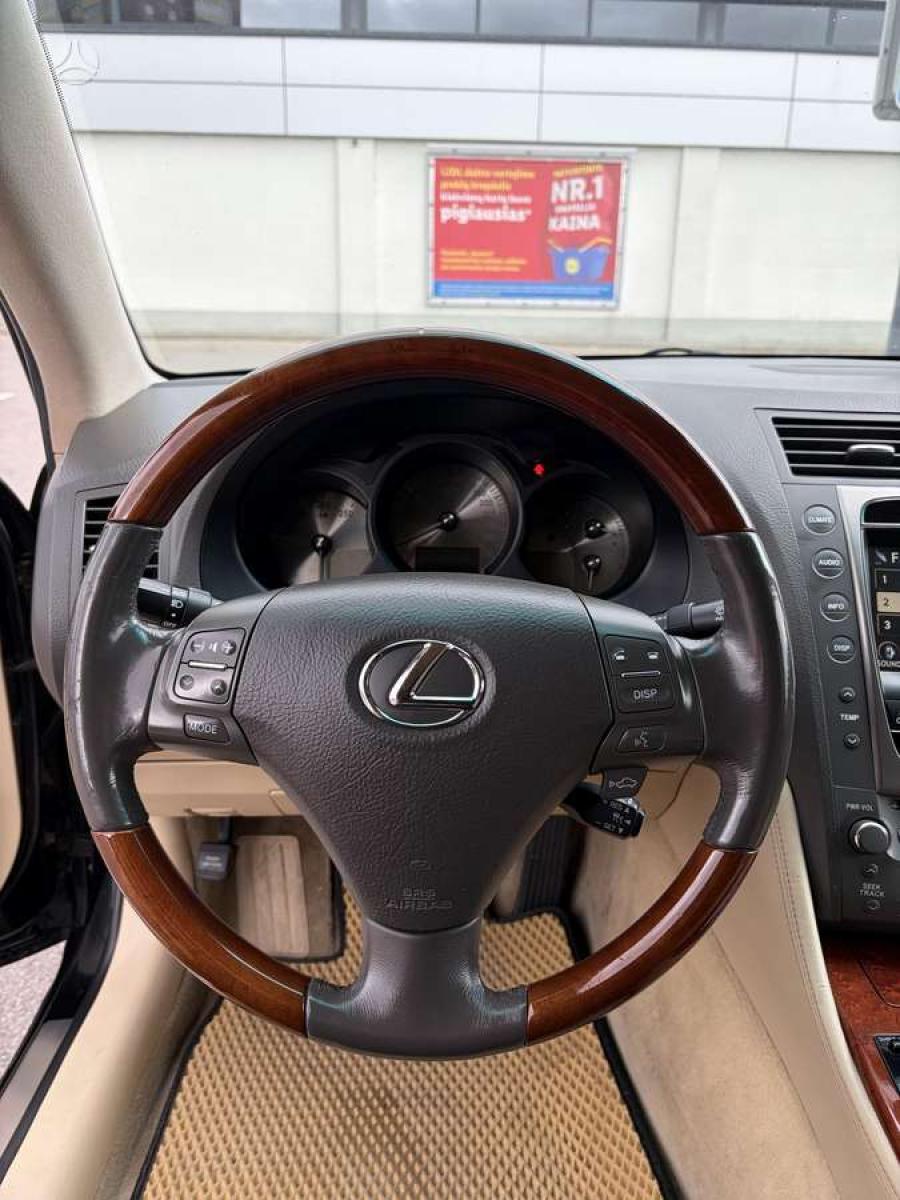Black Lexus GS 450h 2008 in Klaipeda, with an engine capacity of 3.46 L and mileage of 370 thousand km for 3000 €, photo 10 on AUTOMOTO.COM.LV