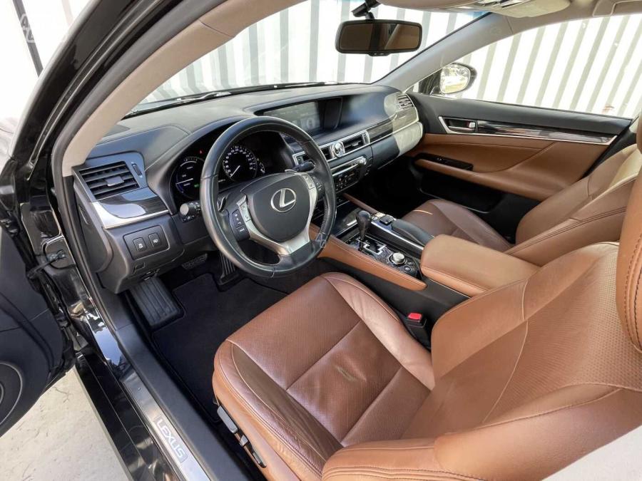 Black Lexus GS 450h 2013 in Vilnius, with an engine capacity of 3.50 L and mileage of 249 thousand km for 15900 €, photo 11 on AUTOMOTO.COM.LV