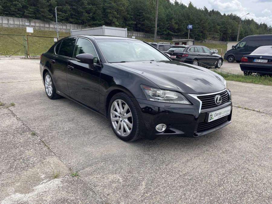 Black Lexus GS 450h 2013 in Vilnius, with an engine capacity of 3.46 L and mileage of 231 thousand km for 15900 €, photo 1 on AUTOMOTO.COM.LV