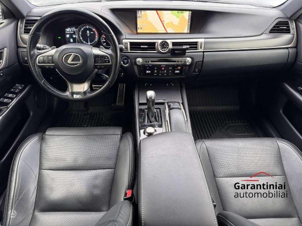 Black Lexus GS 450h 2017 in Vilnius, with an engine capacity of 3.46 L and mileage of 208 thousand km for 25000 €, photo 8 on AUTOMOTO.COM.LV