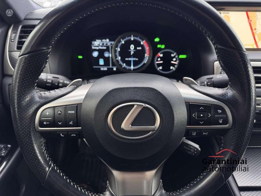 Black Lexus GS 450h 2017 in Vilnius, with an engine capacity of 3.46 L and mileage of 208 thousand km for 25000 €, photo 15 on AUTOMOTO.COM.LV