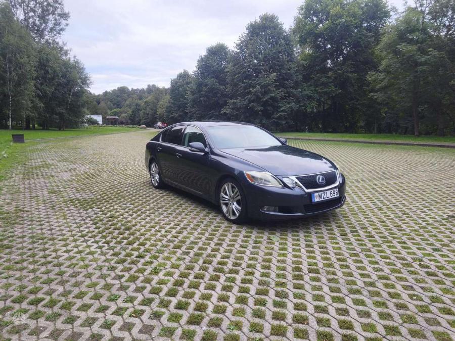 Синий Лексус GS 450h 2008 в Вильнюс, объемом двигателя 3.46 л и пробегом 345 тыс. км за 5200 €, фото 1 на AUTOMOTO.COM.LV