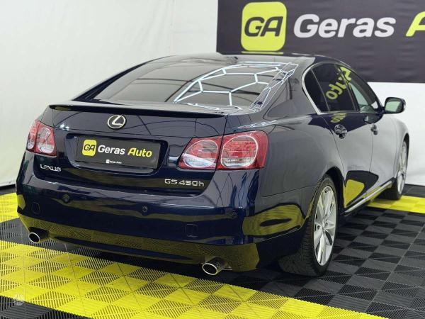 Zils Lexus GS 450h 2010 Viļņa, ar dzinēja tilpumu 3.46 L un nobraukumu 241 tūkst. km par 7790 €, foto 4 vietnē AUTOMOTO.COM.LV