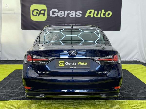 Blue Lexus GS 450h 2017 in Vilnius, with an engine capacity of 3.46 L and mileage of 87 thousand km for 27500 €, photo 5 on AUTOMOTO.COM.LV