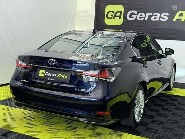 Blue Lexus GS 450h 2017 in Vilnius, with an engine capacity of 3.46 L and mileage of 87 thousand km for 27500 €, photo 6 on AUTOMOTO.COM.LV