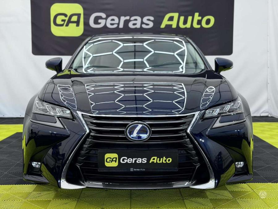 Blue Lexus GS 450h 2017 in Vilnius, with an engine capacity of 3.46 L and mileage of 87 thousand km for 27450 €, photo 3 on AUTOMOTO.COM.LV