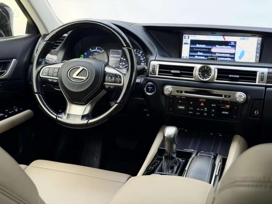 Blue Lexus GS 450h 2017 in Vilnius, with an engine capacity of 3.46 L and mileage of 87 thousand km for 27450 €, photo 27 on AUTOMOTO.COM.LV