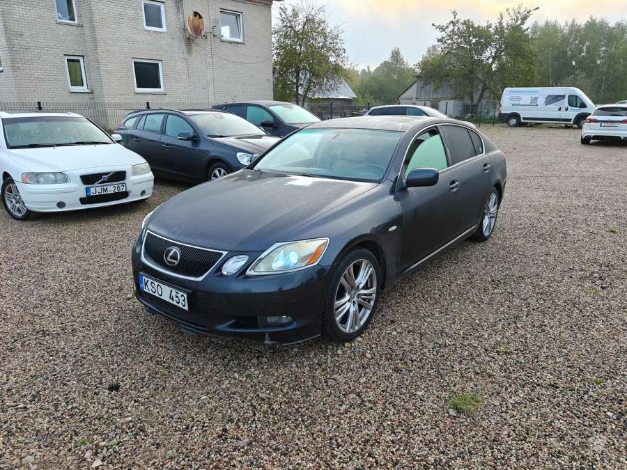 Grey Lexus GS 450h 2007 in Vilnius, with an engine capacity of 3.46 L and mileage of 370 thousand km for 1600 €, photo 1 on AUTOMOTO.COM.LV