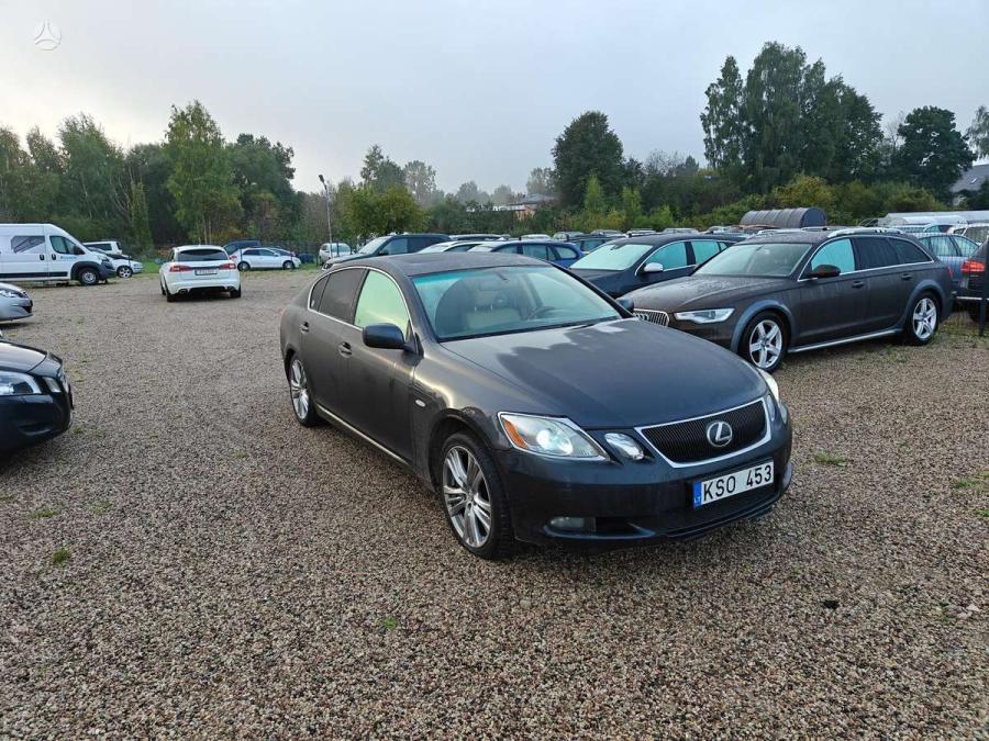 Grey Lexus GS 450h 2007 in Vilnius, with an engine capacity of 3.46 L and mileage of 370 thousand km for 1600 €, photo 4 on AUTOMOTO.COM.LV