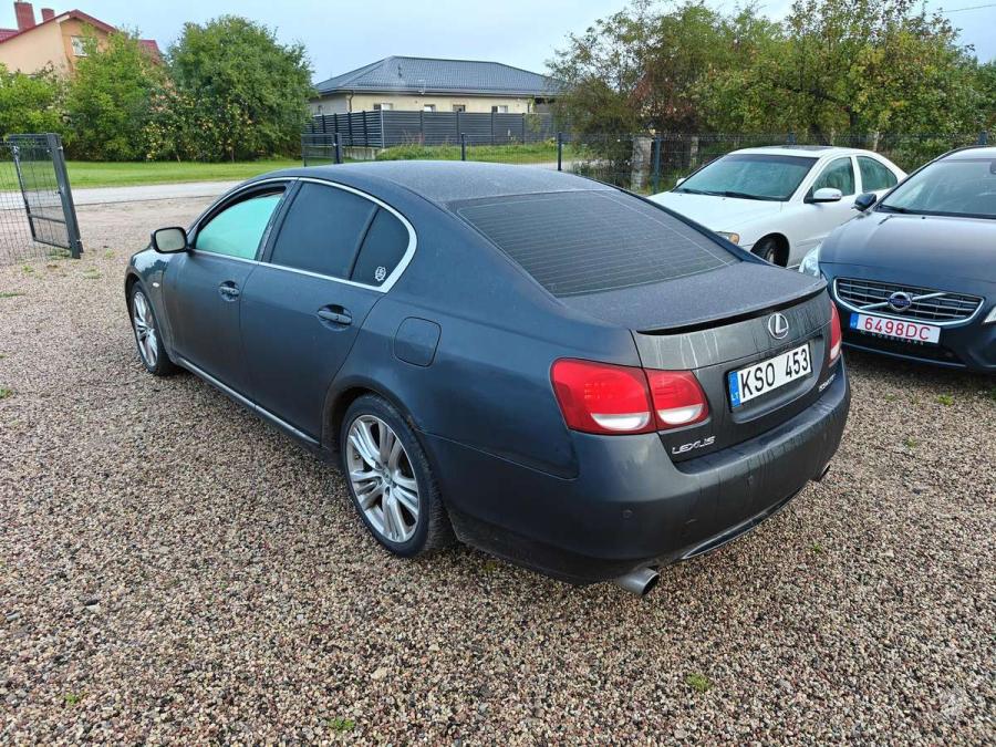 Grey Lexus GS 450h 2007 in Vilnius, with an engine capacity of 3.46 L and mileage of 370 thousand km for 1600 €, photo 5 on AUTOMOTO.COM.LV