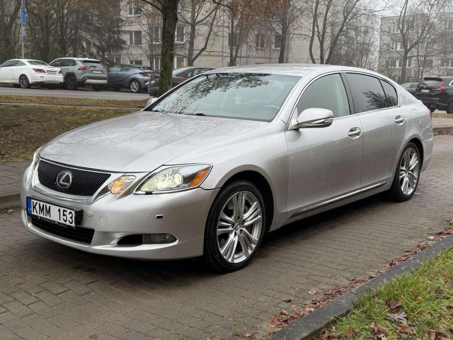 Grey Lexus GS 450h 2008 in Vilnius, with an engine capacity of 3.46 L and mileage of 291 thousand km for 3200 €, photo 4 on AUTOMOTO.COM.LV