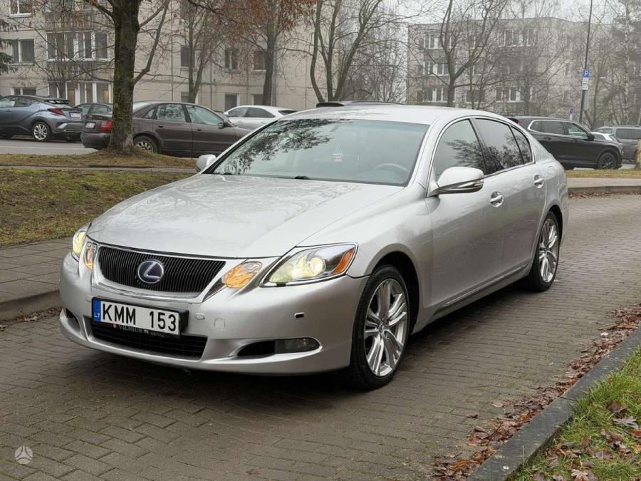 Grey Lexus GS 450h 2008 in Vilnius, with an engine capacity of 3.46 L and mileage of 291 thousand km for 3200 €, photo 5 on AUTOMOTO.COM.LV