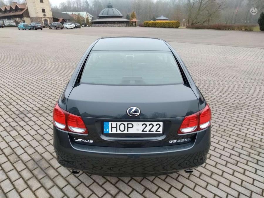 Pelēks Lexus GS 450h 2009 Viļņa, ar dzinēja tilpumu 3.46 L un nobraukumu 278 tūkst. km par 7250 €, foto 5 vietnē AUTOMOTO.COM.LV