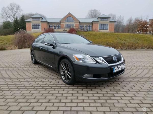 Pelēks Lexus GS 450h 2009 Viļņa, ar dzinēja tilpumu 3.46 L un nobraukumu 278 tūkst. km par 7250 €, foto 8 vietnē AUTOMOTO.COM.LV