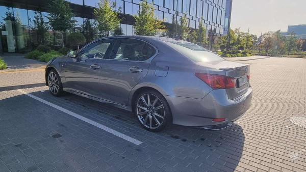 Grey Lexus GS 450h 2012 in Vilnius, with an engine capacity of 3.46 L and mileage of 163 thousand km for 17850 €, photo 4 on AUTOMOTO.COM.LV