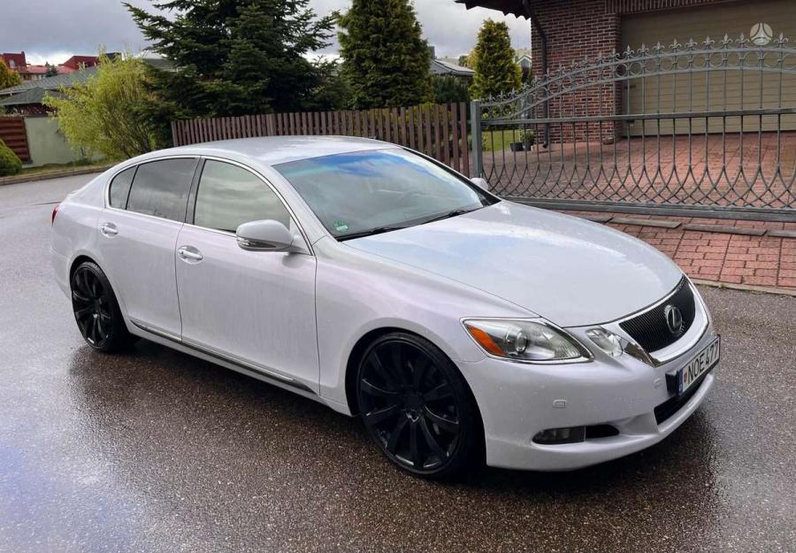 White Lexus GS 450h 2008 in Vilnius, with an engine capacity of 3.46 L and mileage of 160 thousand km for 7400 €, photo 1 on AUTOMOTO.COM.LV