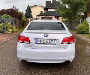 White Lexus GS 450h 2008 in Vilnius, with an engine capacity of 3.46 L and mileage of 160 thousand km for 7400 €, photo 4 on AUTOMOTO.COM.LV
