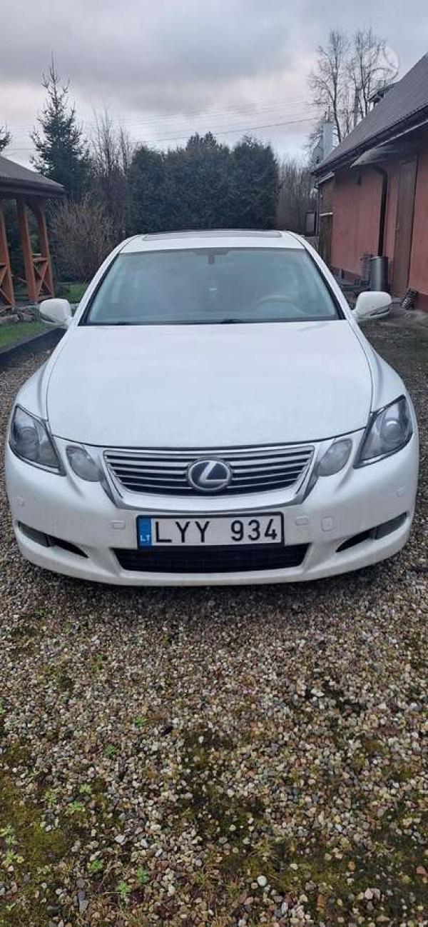 Balts Lexus GS 450h 2010 Viļņa, ar dzinēja tilpumu 3.46 L un nobraukumu 224 tūkst. km par 5500 €, foto 5 vietnē AUTOMOTO.COM.LV