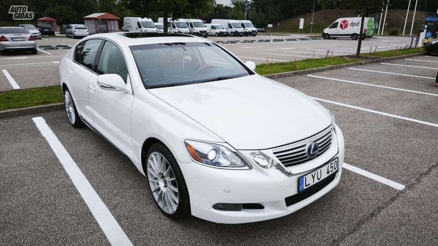 White Lexus GS 450h 2010 in Vilnius, with an engine capacity of 3.50 L and mileage of 230 thousand km for 8000 €, photo 5 on AUTOMOTO.COM.LV