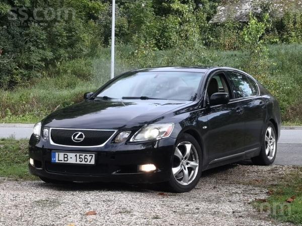 Black Lexus GS 2006 in Madona, with an engine capacity of 3.00 L and mileage of 284 thousand km for 2600 €, photo 1 on AUTOMOTO.COM.LV