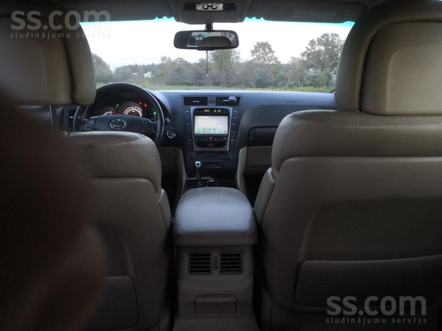 Melns Lexus GS 2006 Madona, ar dzinēja tilpumu 3.00 L un nobraukumu 284 tūkst. km par 2600 €, foto 16 vietnē AUTOMOTO.COM.LV