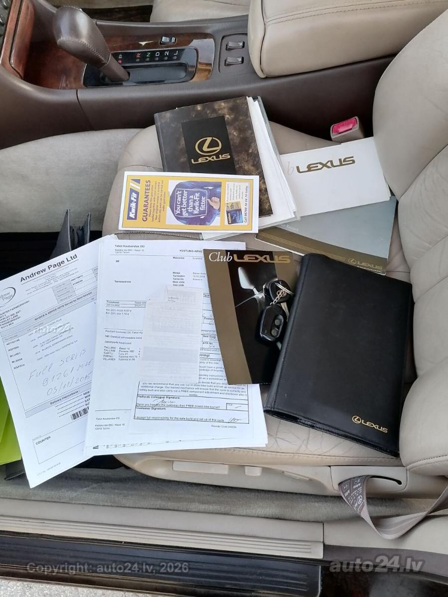 Melns Lexus GS 1996 Tallina, ar dzinēja tilpumu 3.00 L un nobraukumu 127 tūkst. km par 8000 €, foto 4 vietnē AUTOMOTO.COM.LV