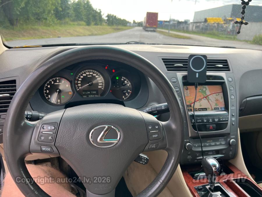 Black Lexus GS 2007 in Tallinn, with an engine capacity of 3.00 L and mileage of 335 thousand km for 5499 €, photo 7 on AUTOMOTO.COM.LV
