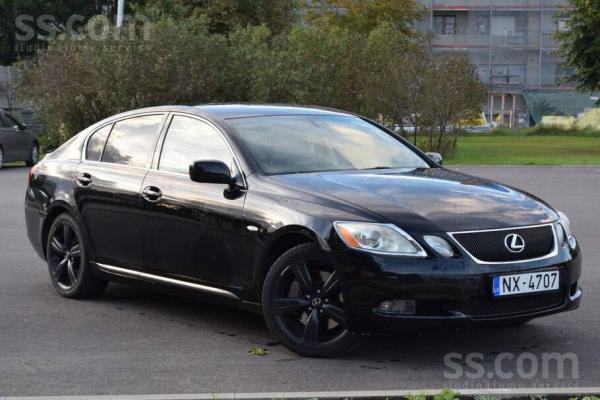 Melns Lexus GS 2007 Rīga, ar dzinēja tilpumu 3.00 L un nobraukumu 329 tūkst. km par 1500 €, foto 1 vietnē AUTOMOTO.COM.LV