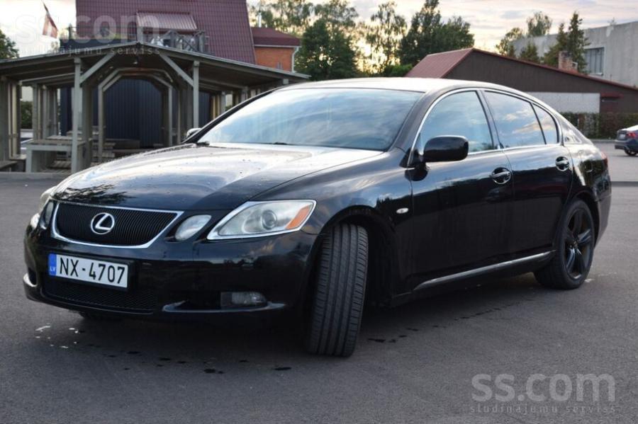 Black Lexus GS 2007 in Riga, with an engine capacity of 3.00 L and mileage of 329 thousand km for 1500 €, photo 7 on AUTOMOTO.COM.LV