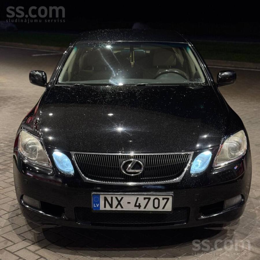 Black Lexus GS 2007 in Riga, with an engine capacity of 3.00 L and mileage of 329 thousand km for 1500 €, photo 20 on AUTOMOTO.COM.LV