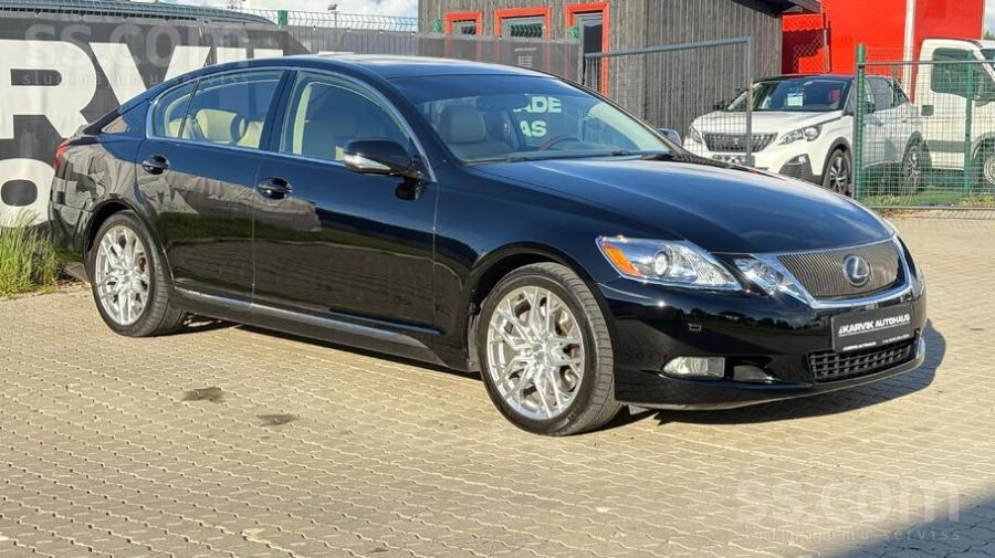 Black Lexus GS 2008 in Liepaja, with an engine capacity of 3.50 L and mileage of 222 thousand km for 5350 €, photo 3 on AUTOMOTO.COM.LV