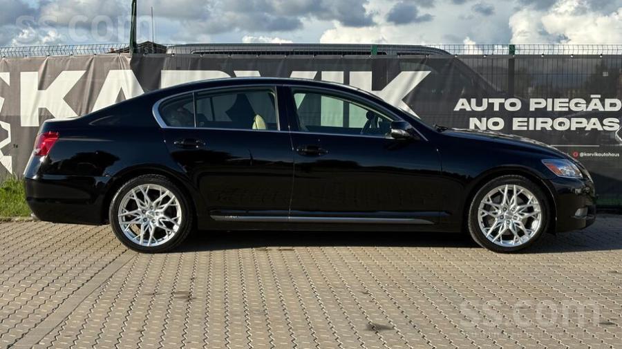 Black Lexus GS 2008 in Liepaja, with an engine capacity of 3.50 L and mileage of 222 thousand km for 5350 €, photo 4 on AUTOMOTO.COM.LV