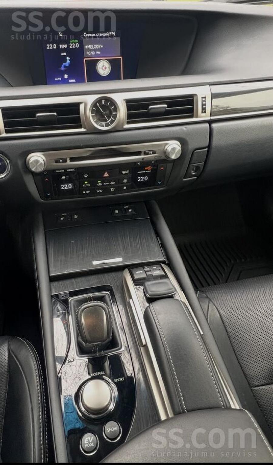 Melns Lexus GS 2017 Rīga, ar dzinēja tilpumu 2.50 L un nobraukumu 158 tūkst. km par 21700 €, foto 12 vietnē AUTOMOTO.COM.LV