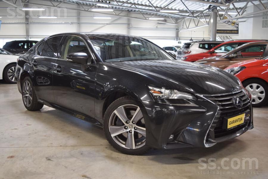 Black Lexus GS 2018 in Riga, with an engine capacity of 2.50 L and mileage of 136 thousand km for 21900 €, photo 1 on AUTOMOTO.COM.LV