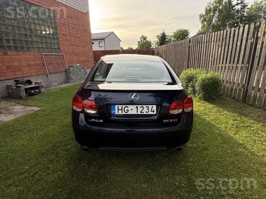 Blue Lexus GS 2005 in Riga, with an engine capacity of 3.00 L and mileage of 315 thousand km for 2550 €, photo 25 on AUTOMOTO.COM.LV