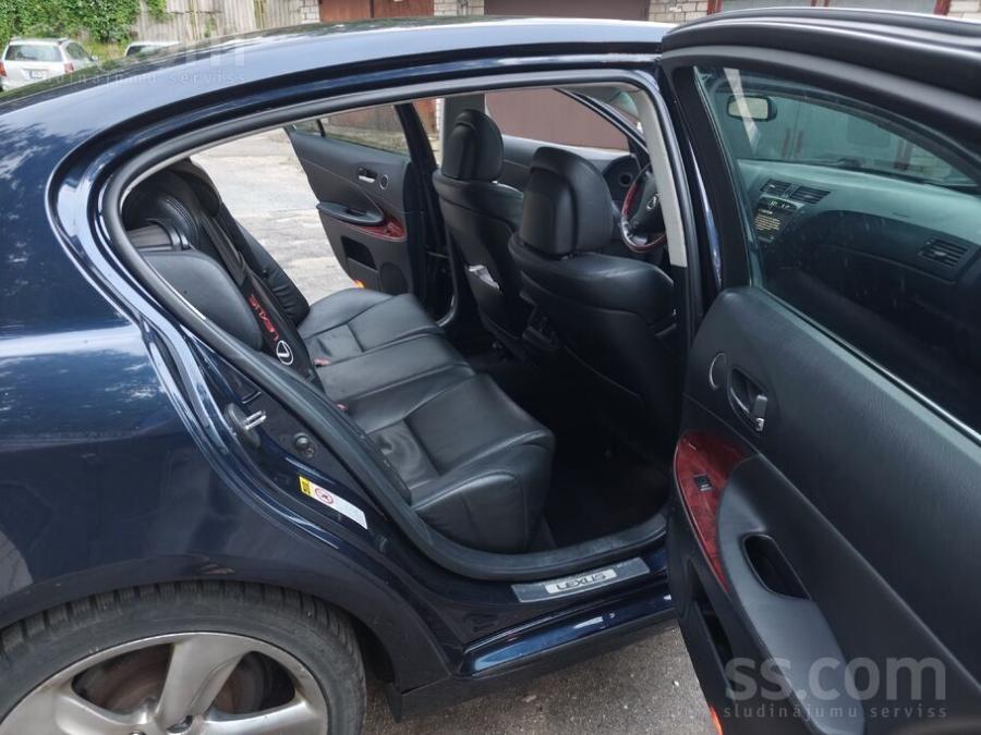 Blue Lexus GS 2009 in Riga, with an engine capacity of 3.00 L and mileage of 208 thousand km for 1850 €, photo 12 on AUTOMOTO.COM.LV