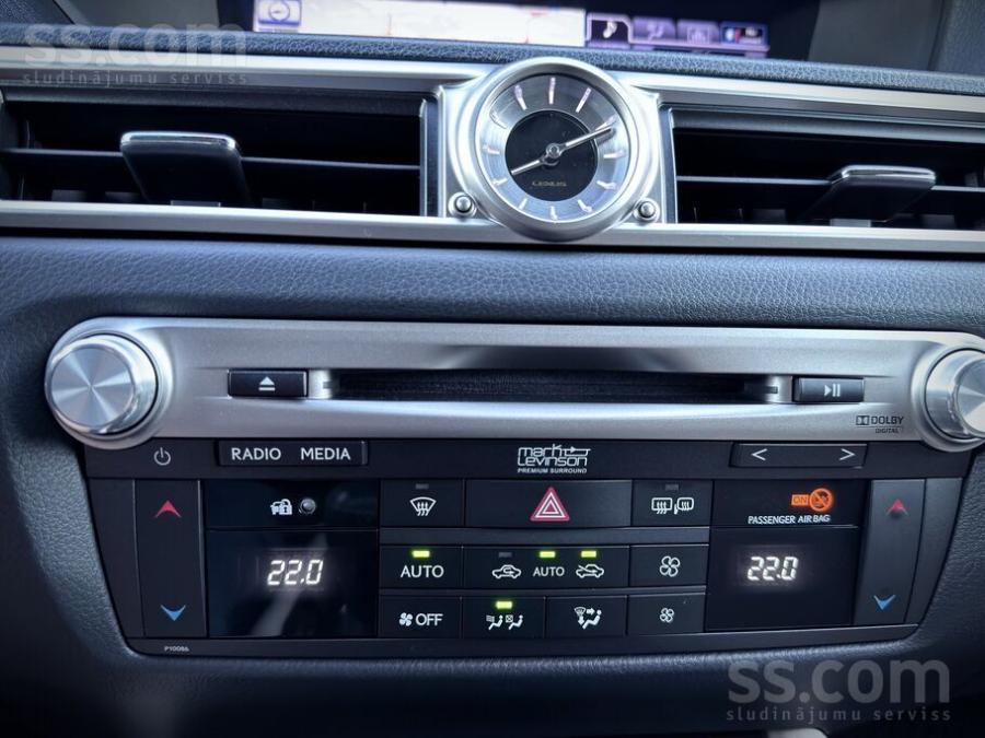 Blue Lexus GS 2014 in Riga, with an engine capacity of 2.50 L and mileage of 92 thousand km for 16500 €, photo 19 on AUTOMOTO.COM.LV