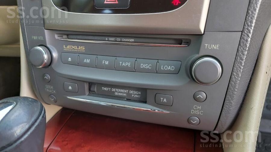 Zaļš Lexus GS 2005 Rīga, ar dzinēja tilpumu 3.00 L un nobraukumu 235 tūkst. km par 4600 €, foto 36 vietnē AUTOMOTO.COM.LV