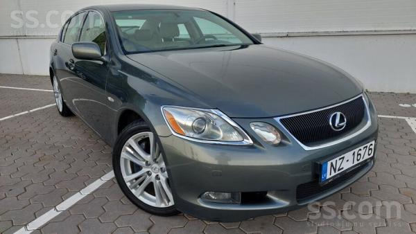 Green Lexus GS 2005 in Riga, with an engine capacity of 3.00 L and mileage of 235 thousand km for 4600 €, photo 1 on AUTOMOTO.COM.LV