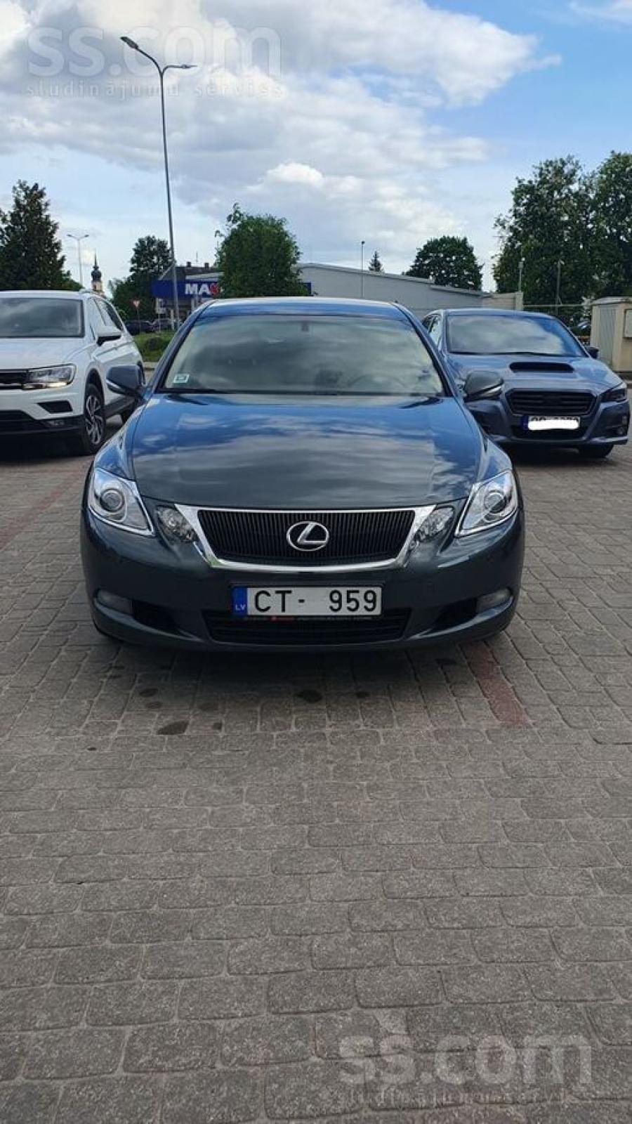 Green Lexus GS 2008 in Riga, with an engine capacity of 3.00 L and mileage of 304 thousand km for 3490 €, photo 1 on AUTOMOTO.COM.LV