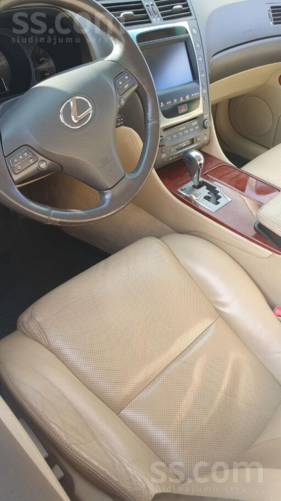 Green Lexus GS 2008 in Riga, with an engine capacity of 3.00 L and mileage of 304 thousand km for 3490 €, photo 12 on AUTOMOTO.COM.LV