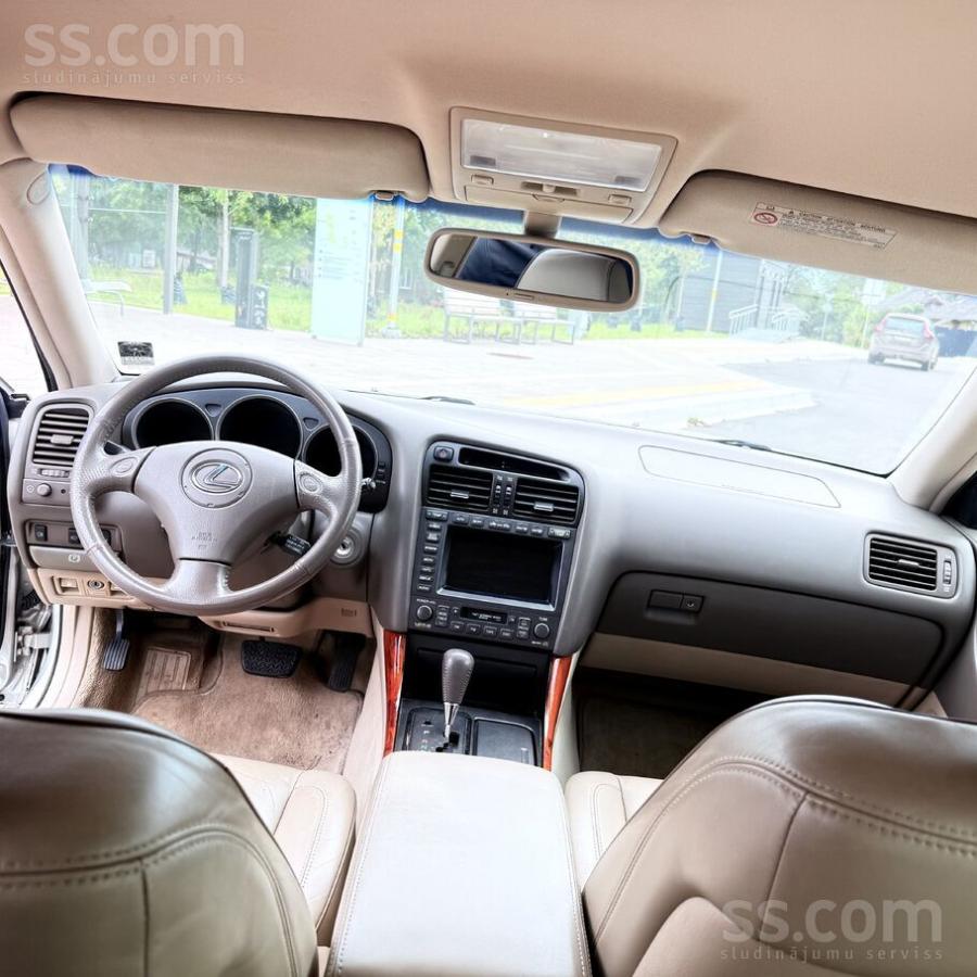 Pelēks Lexus GS 2002 Rīga, ar dzinēja tilpumu 3.00 L un nobraukumu 390 tūkst. km par 5150 €, foto 9 vietnē AUTOMOTO.COM.LV
